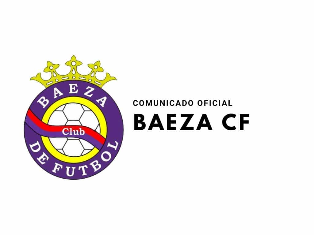 Comunicado oficial del Baeza CF - Albero y Mikasa