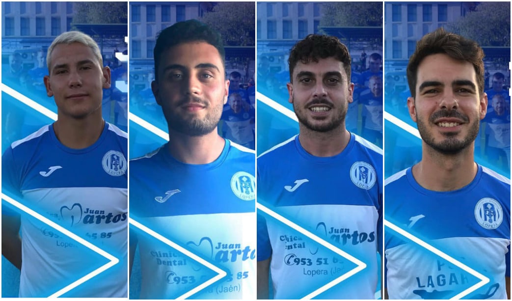 El AD Lopera presenta a sus primeros fichajes; renueva a Pey - Albero y Mikasa