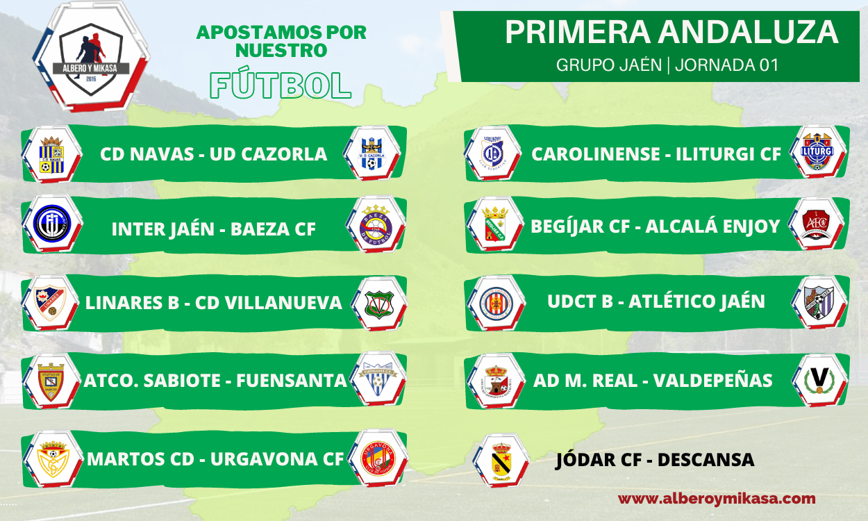 RFAF hace públicos los calendarios de Primera Andaluza - Albero y Mikasa