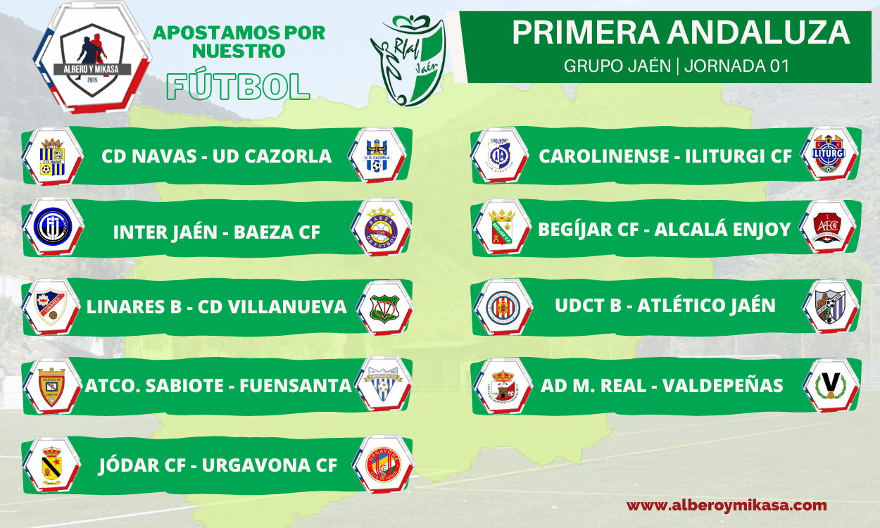 RFAF publica el nuevo calendario para Primera Andaluza - Albero y Mikasa