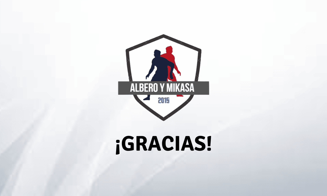 Gracias a todos - Albero y Mikasa