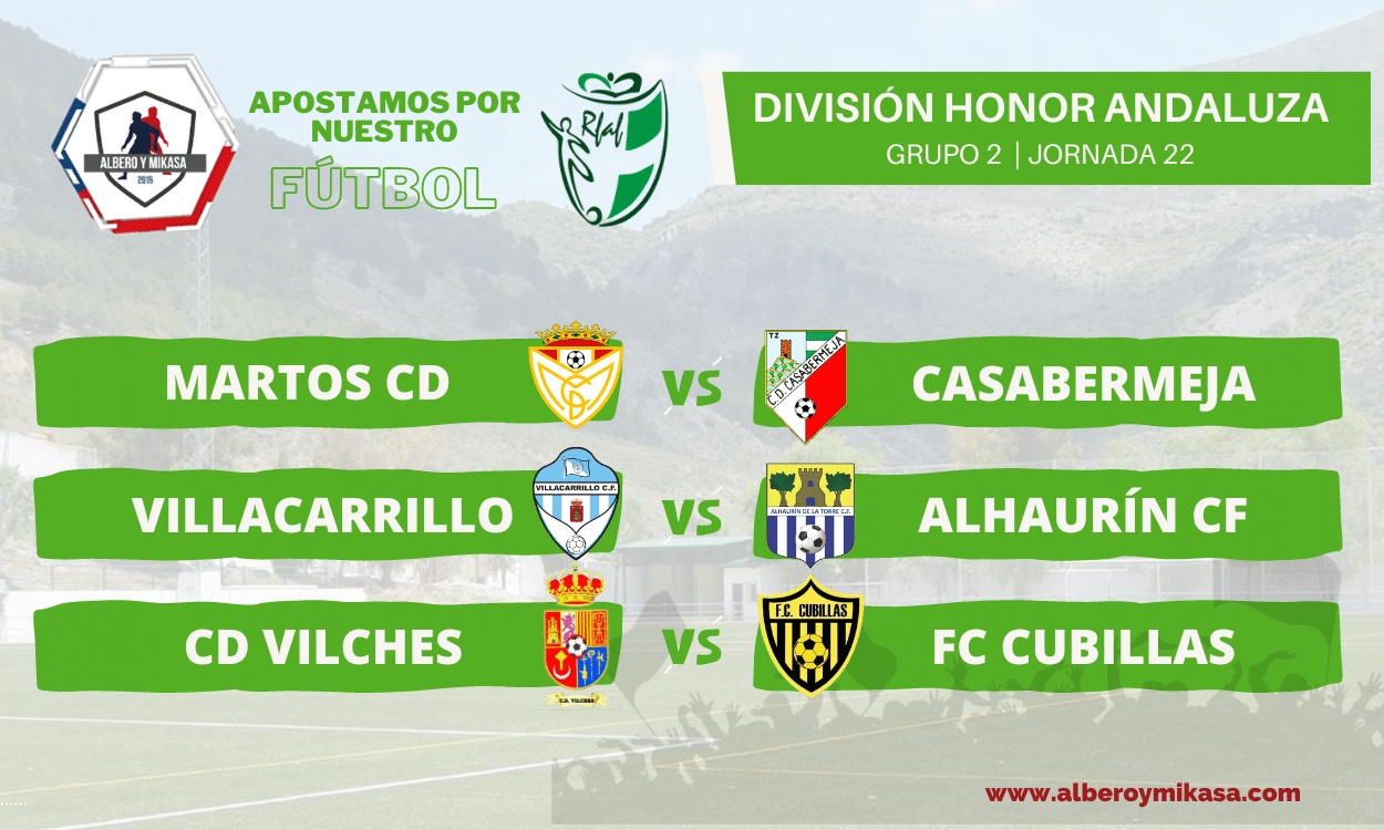 La jornada veintidós de División de Honor Andaluza deja partidos en casa para los jiennenses ...