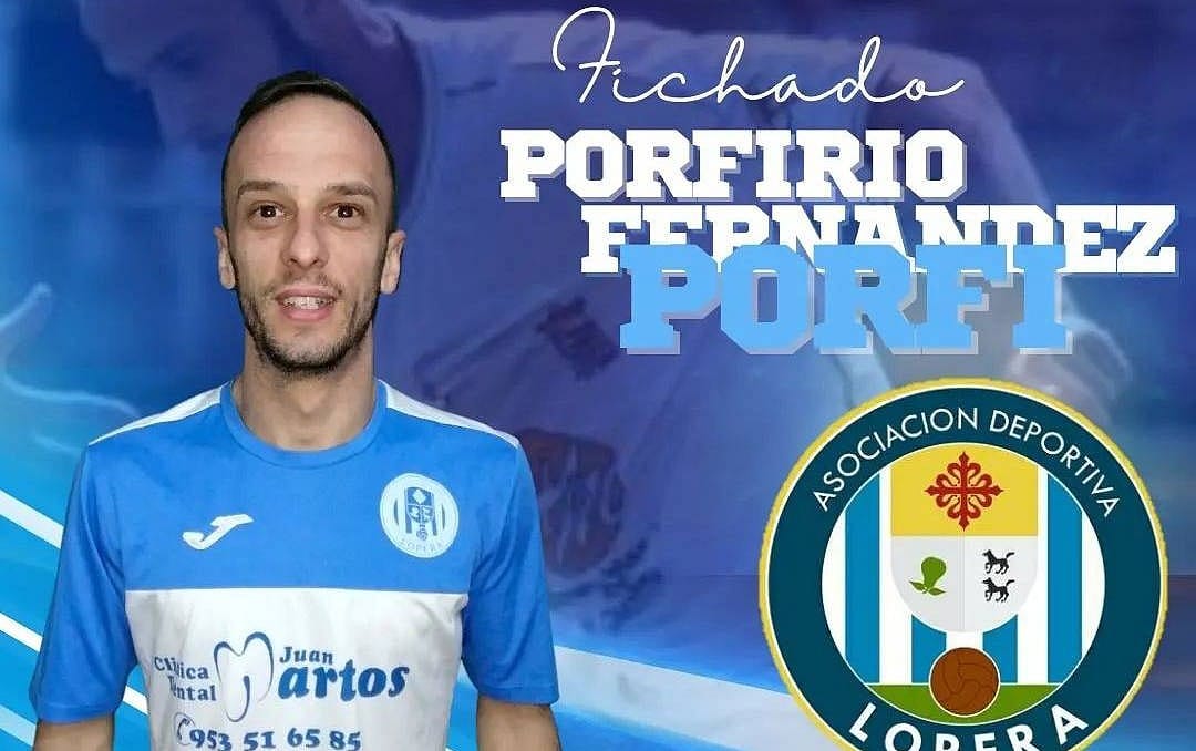 Porfi, nuevo refuerzo para el AD Lopera - Albero y Mikasa