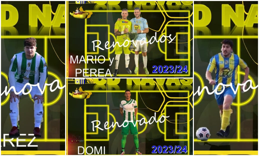 Cinco renovados más en el CD Navas - Albero y Mikasa