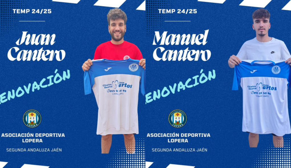 Los Cantero Alcalá seguirán vistiendo los colores del AD Lopera - Albero y Mikasa