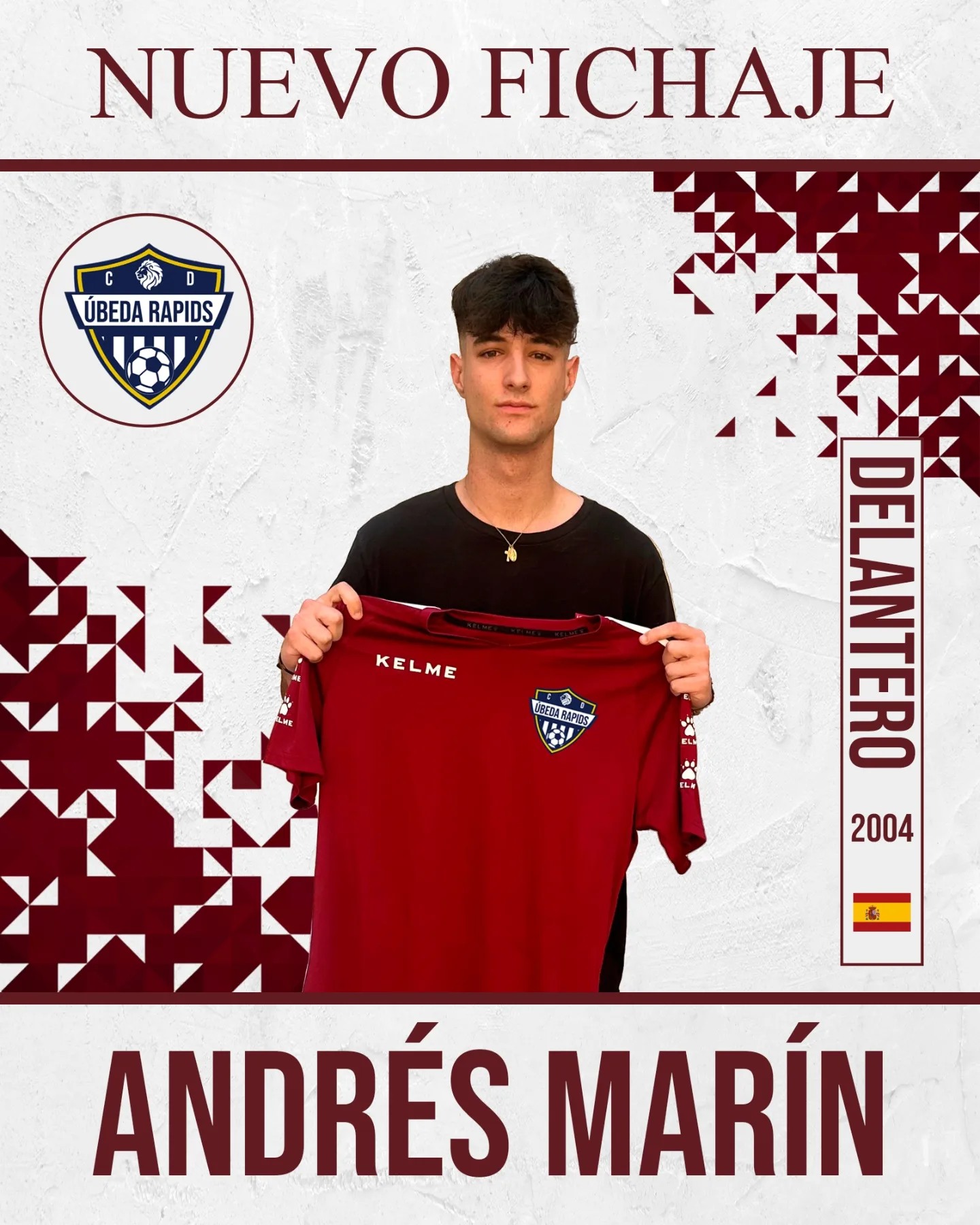 Andrés Marín, primer fichaje del CD Úbeda Rapids para la 2024-25 - Albero y Mikasa