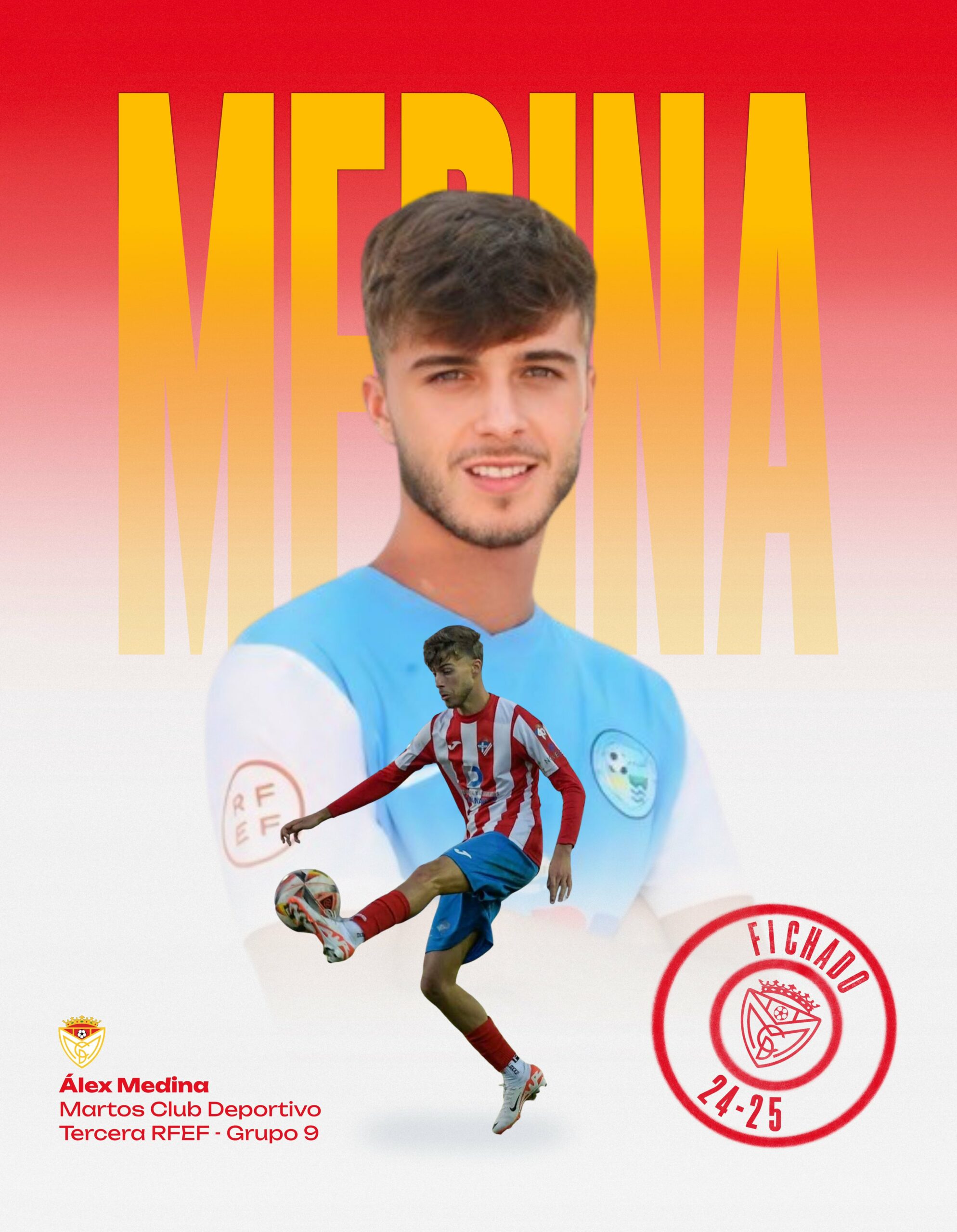 Álex Medina, nuevo jugador para el Martos CD - Albero y Mikasa