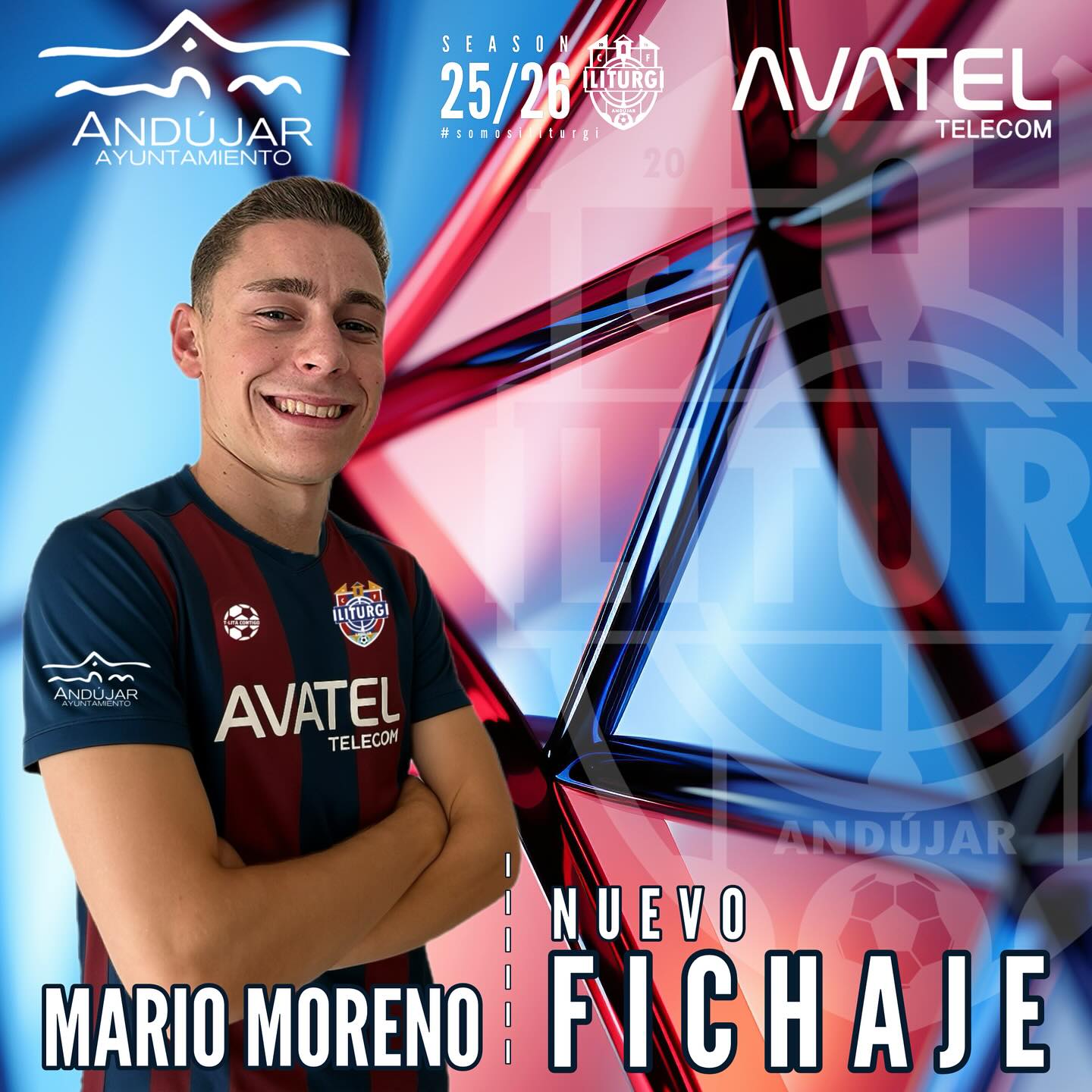 Mario Moreno potencia el ataque del Iliturgi CF 2025-26 - Albero y Mikasa